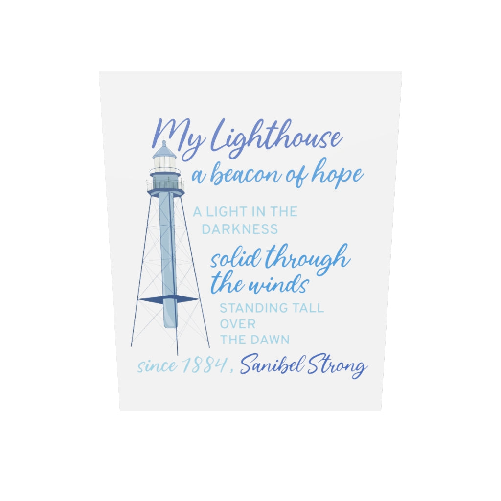 My Lighthouse Poem - Canvas – SanibelStrong
